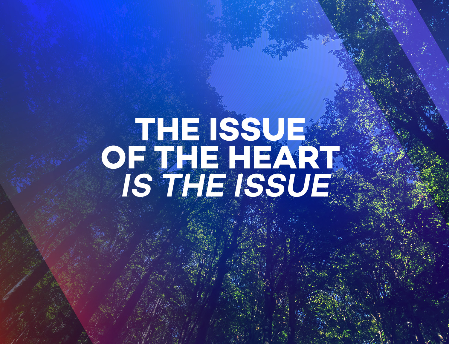 The Issue Of The Heart Is The Heart Of The Issue Kensington Temple
